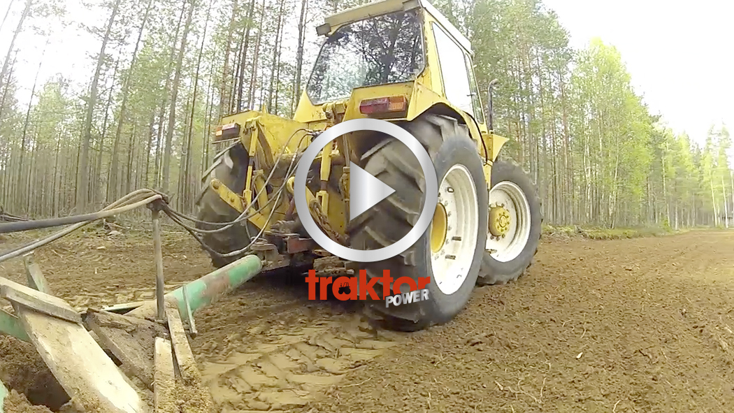 Muir-Hill 161 med harv! - Traktor Power