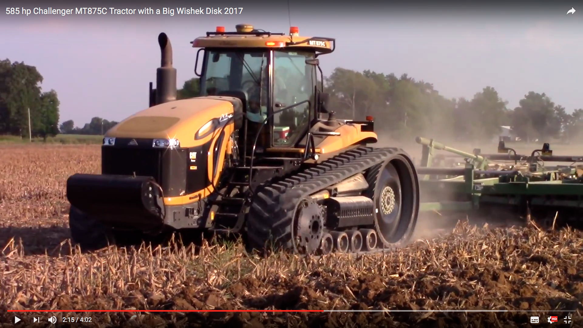 Hårdkörning med Challenger MT875C - Traktor Power